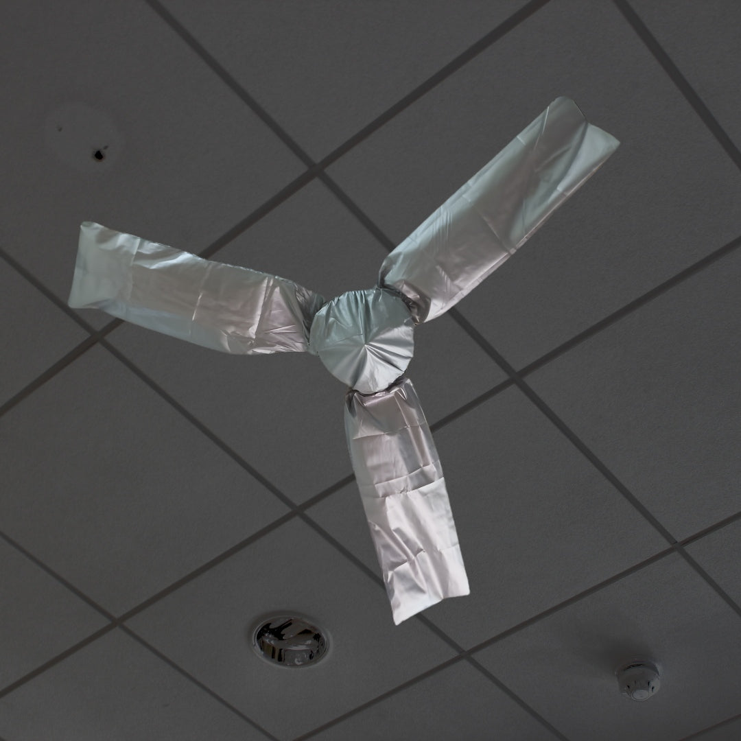 Parachute Fabric Ceiling Fan Cover – Dustproof, Waterproof & Washable ...